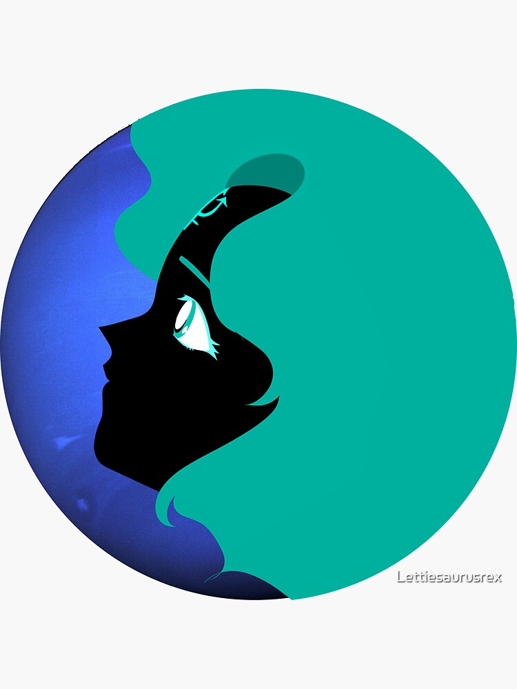 "Neptune" Sticker by Lettiesaurusrex | Redbubble