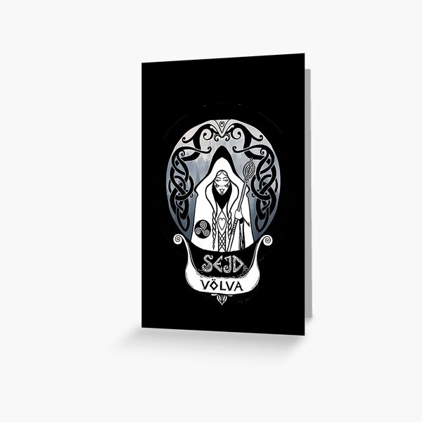 "Sejd Völva Granskog / Swedish" Greeting Card by TerraMoon | Redbubble