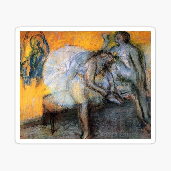 "Edgar Degas: Two Dancers Resting I" Sticker for Sale by krh327 | Redbubble