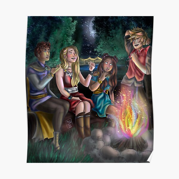 "Kotlc Aurenflare Scene" Poster for Sale by AgentEmily | Redbubble