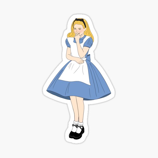 "Alice" Sticker by xtinadraws | Redbubble
