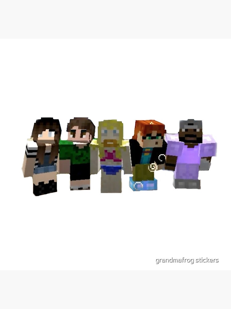 "sinjin drowning minecraft" Art Print by aoifecait07 | Redbubble