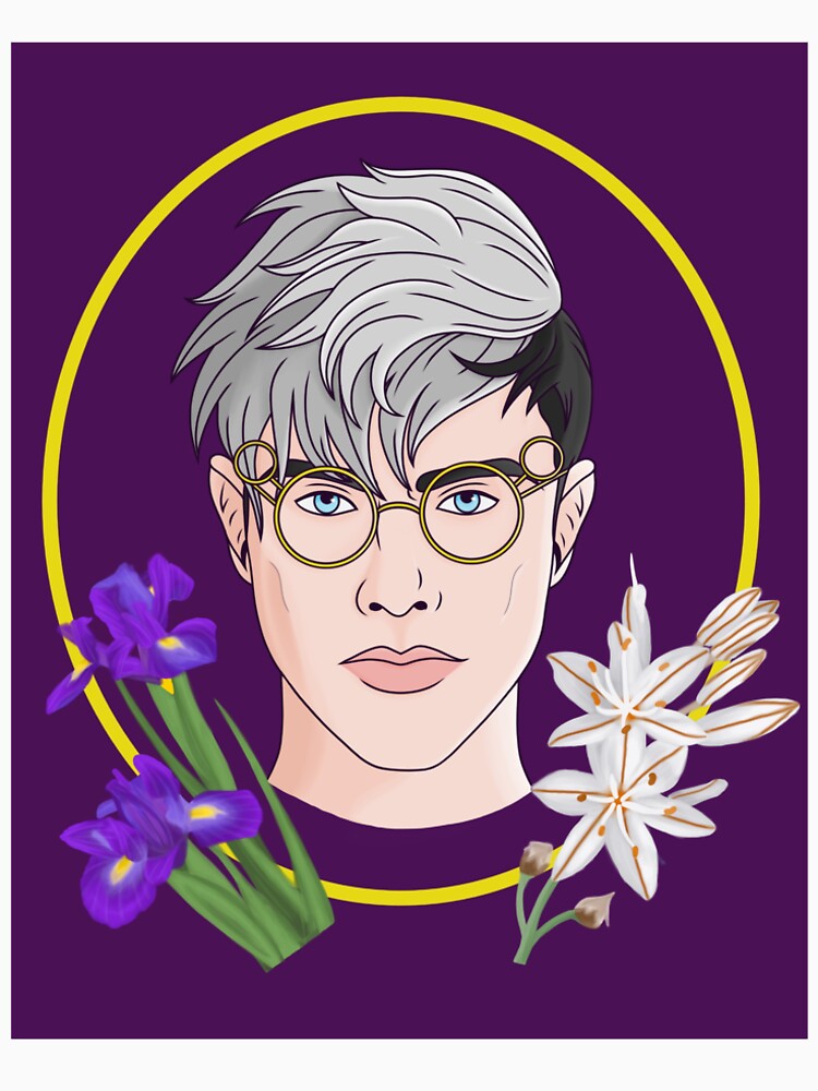 "Percy Flower Portrait" T-shirt for Sale by floralfallen | Redbubble ...