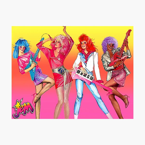 Lámina fotográfica «Jem & The Holograms - programa de dibujos animados ...