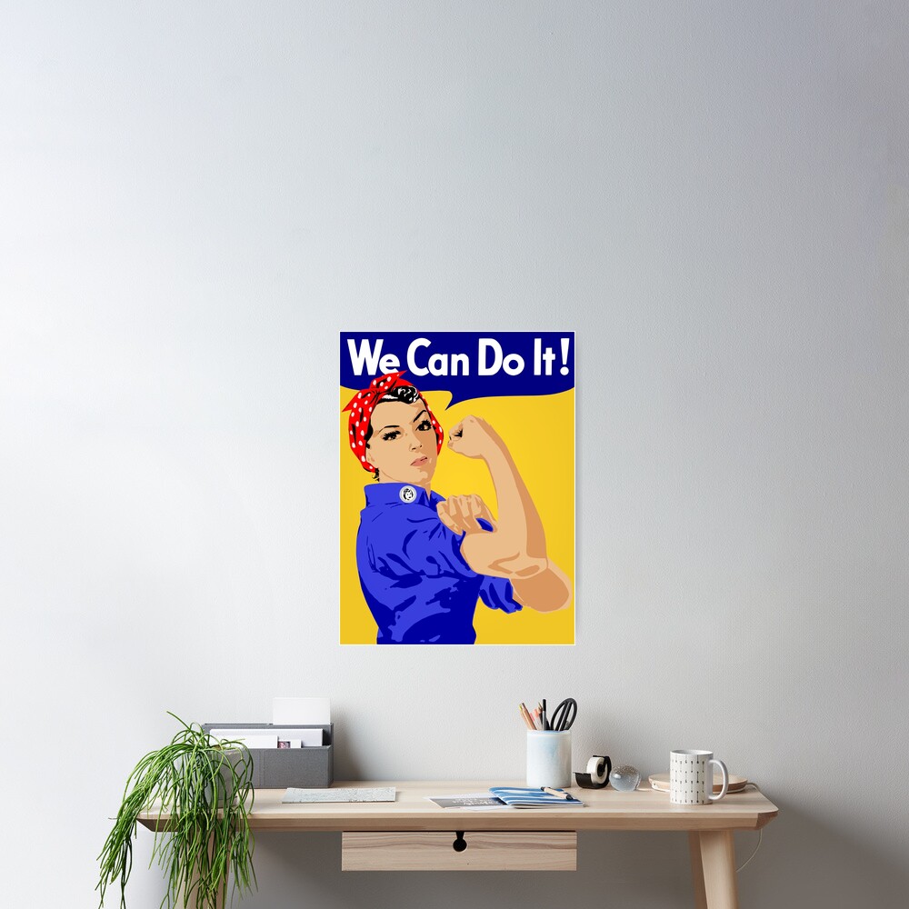 "We can do it!" Poster by G-Design | Redbubble