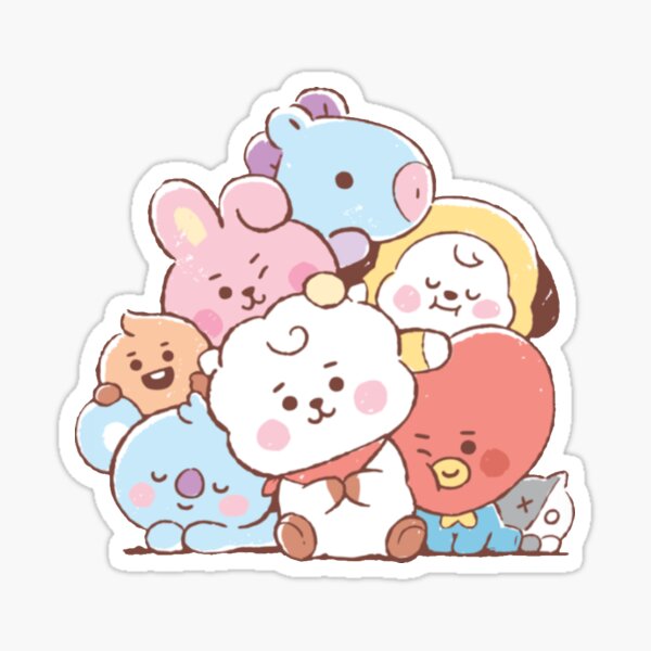 Baby Bt21 Stickers | Redbubble