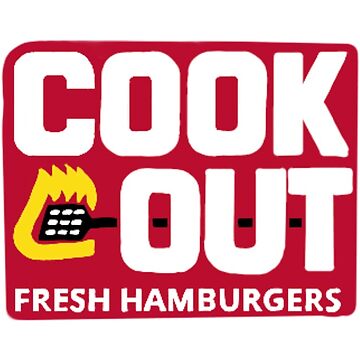 "Cookout Logo" Sticker for Sale by AveryElise1 | Redbubble