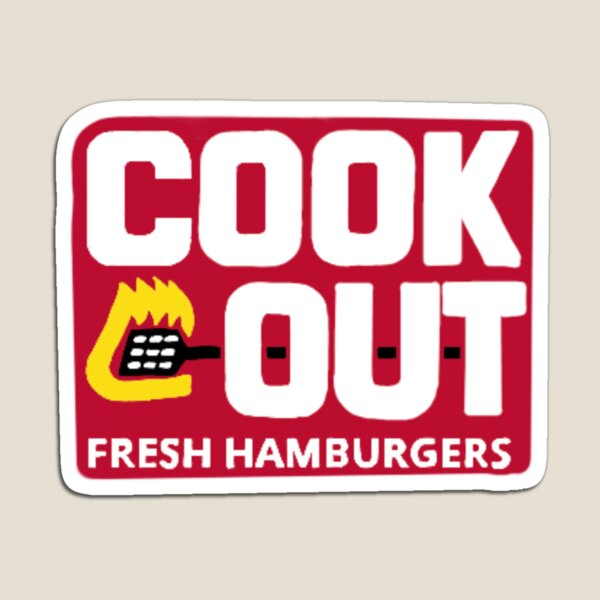 "Cookout Logo" Magnet for Sale by AveryElise1 | Redbubble