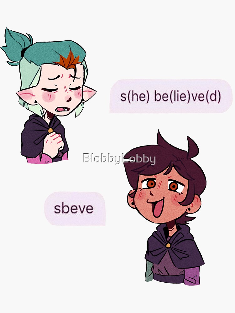 "sbeve" Sticker for Sale by BlobbyLobby | Redbubble