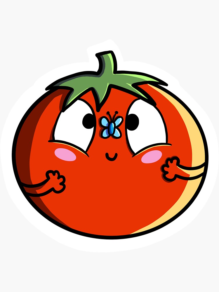 "Tomato" Sticker for Sale by Lokianna | Redbubble