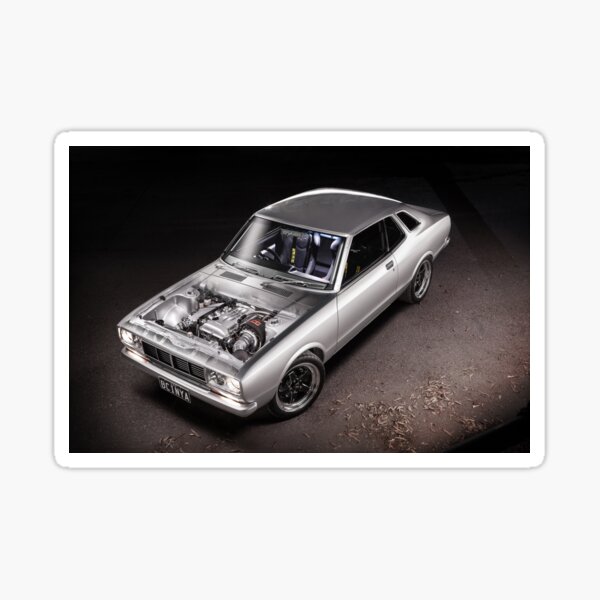 "Johnny's SR20 Datsun Coupe" Sticker by HoskingInd | Redbubble