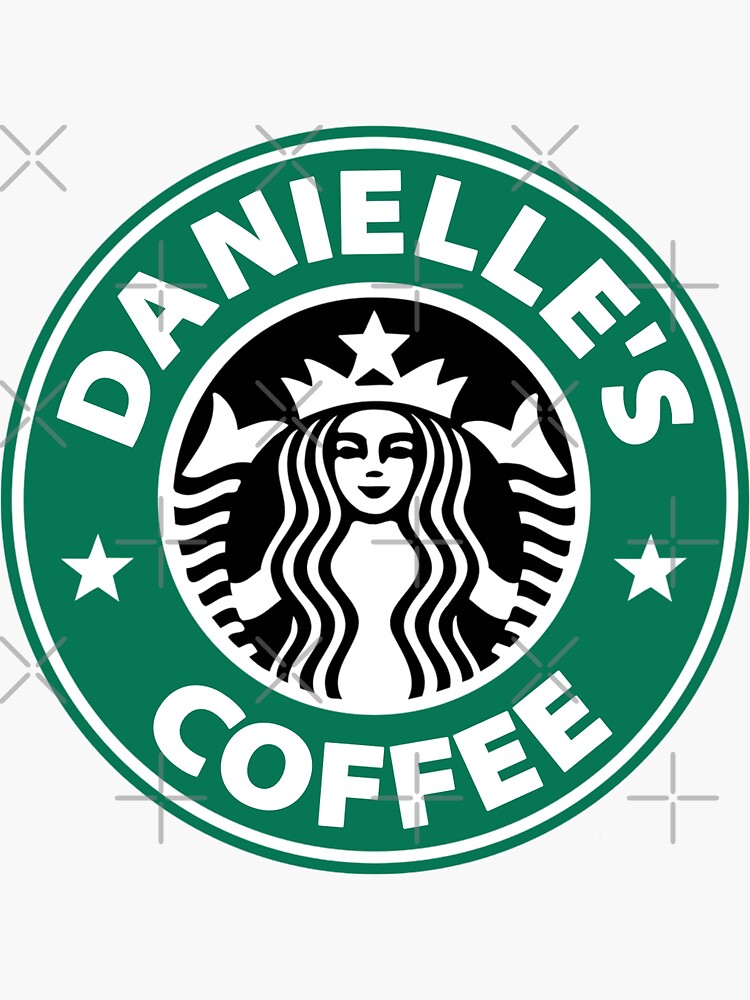 "Danielle's Coffee" Sticker for Sale by abbyjane325 | Redbubble