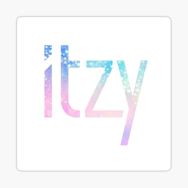 "ITZY" Sticker by tylerdascoli | Redbubble