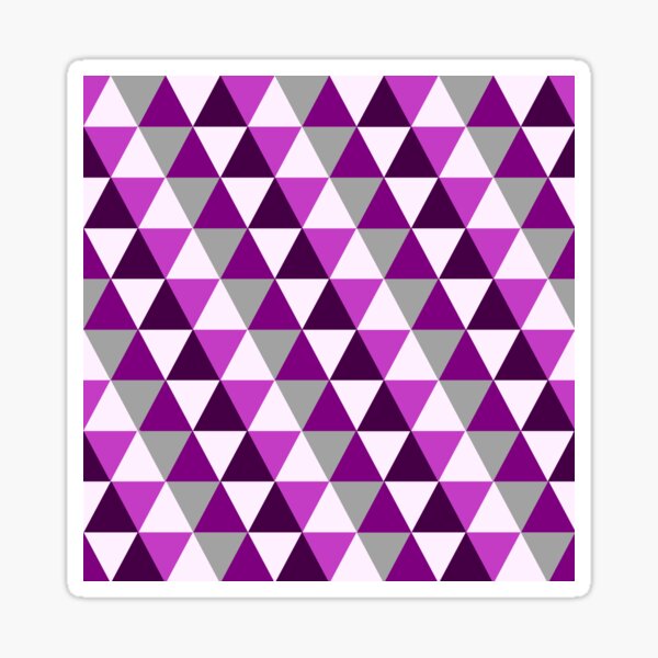 "Subtle Ace Pride Flag Geometric Pattern" Sticker for Sale by nicoolee ...