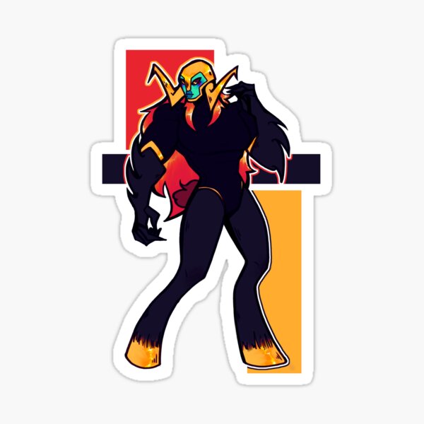 "ROTTMNT Baron Draxum Pinup 2" Sticker by neutralbrick | Redbubble