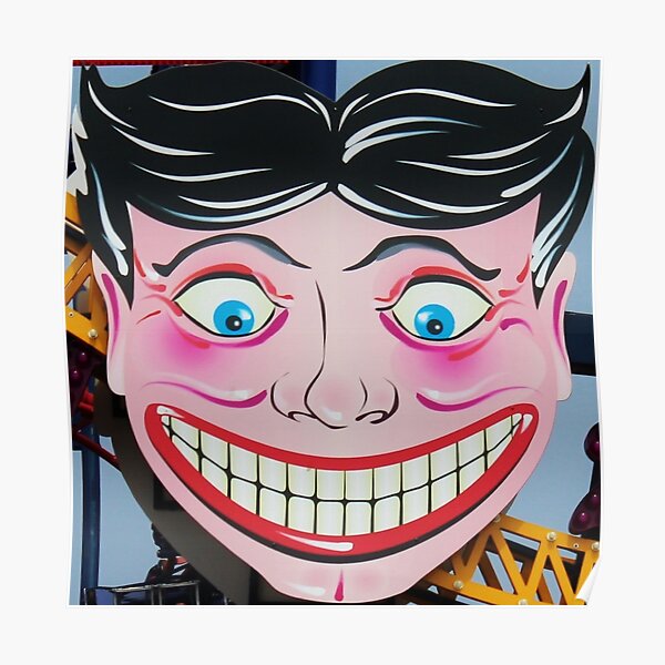 "Coney Island STEEPLECHASE Funny Face" Poster for Sale by VDLOZIMAGES ...