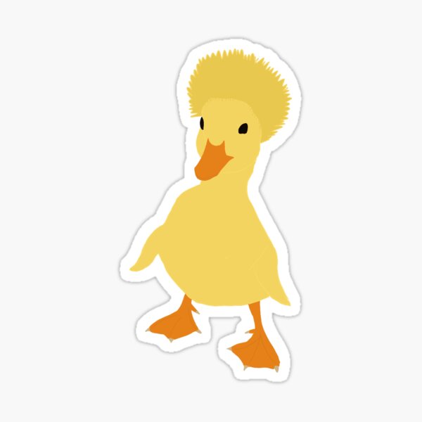 "Cute Afro Duck" Sticker for Sale by Karsmultifam | Redbubble