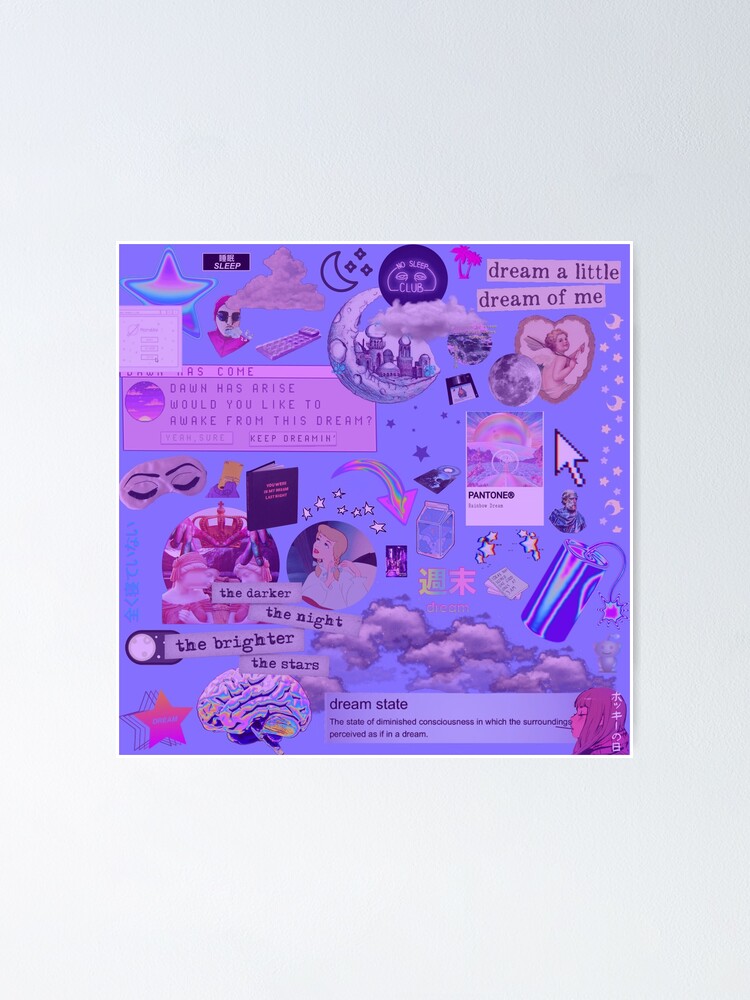 Póster «Collage de Dreamcore» de art-by-harmonie | Redbubble