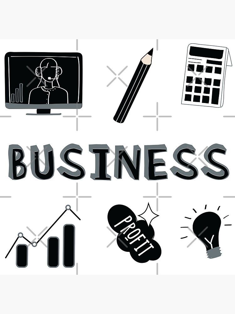 "Black Business Subject Pack" Poster for Sale by The-Goods | Redbubble