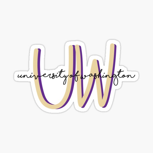 "University of Washington " Sticker by dianadesigns04 | Redbubble