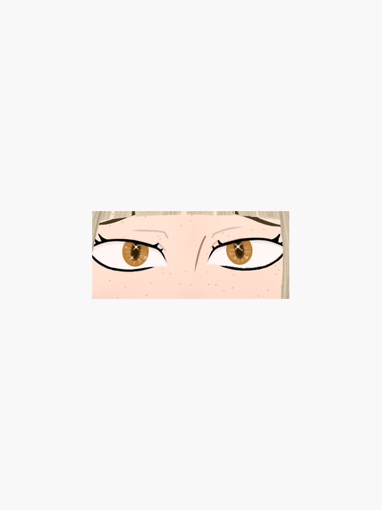 "Toga Himiko eyes" Sticker by mothmin | Redbubble