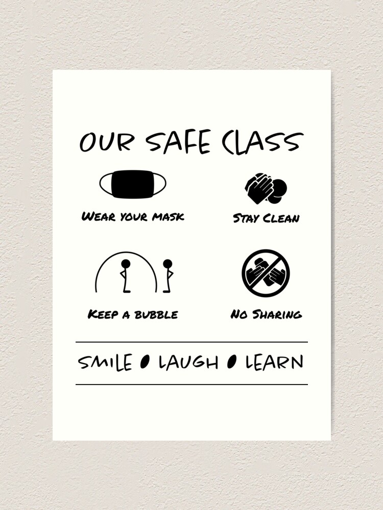 "Our Safe Class - Safe classroom rules for students and teachers" Art ...