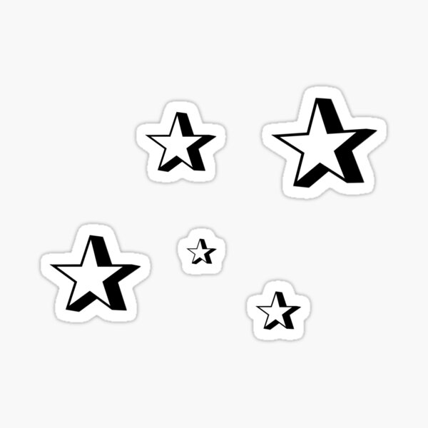 "VSCO star sticker pack" Sticker for Sale by isabellab0wen | Redbubble