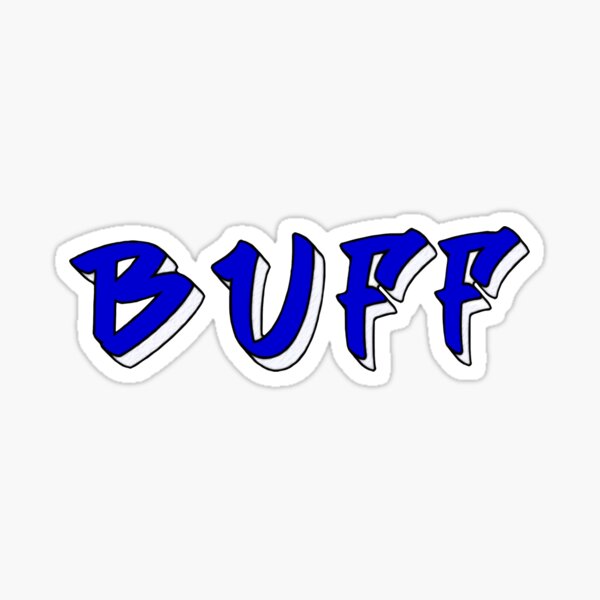 "BUFF STICKER" Sticker by ava-olivia | Redbubble