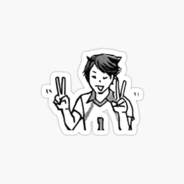 "Manga Oikawa Sticker " Sticker for Sale by daisyl4 | Redbubble