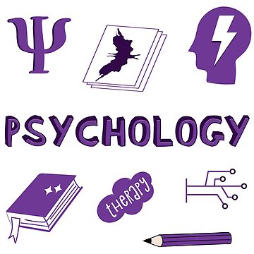 "Purple Psychology Subject Pack" Sticker for Sale by The-Goods | Redbubble