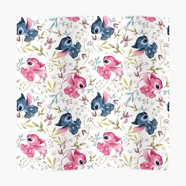 "Stitch and Angel" Poster by Disney1955Fan | Redbubble