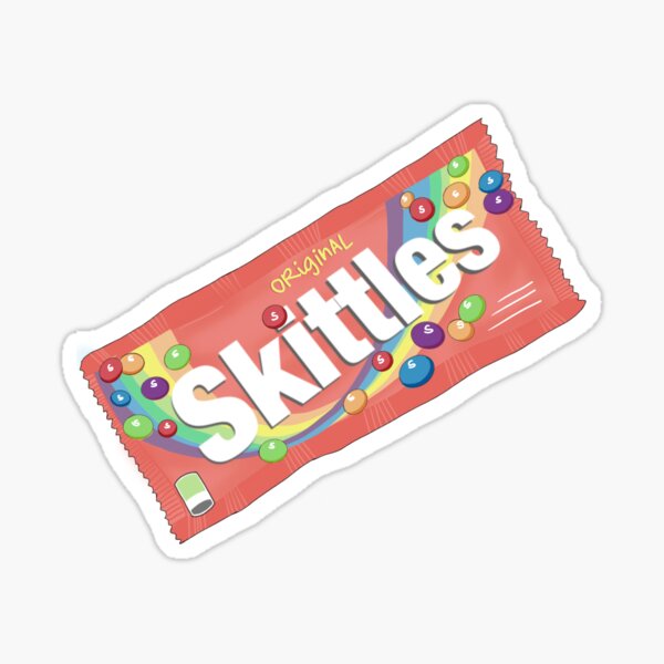 "Original Skittles" Sticker for Sale by meeowtine | Redbubble