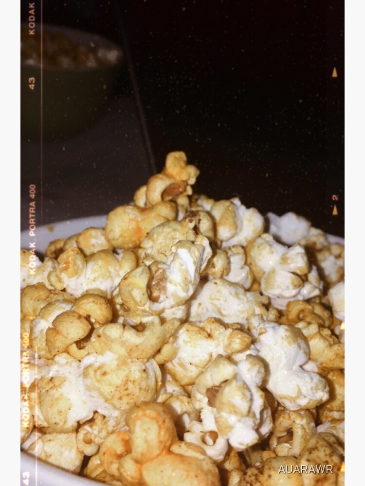 "Popcorn Aesthetic" Sticker for Sale by AUARAWR | Redbubble