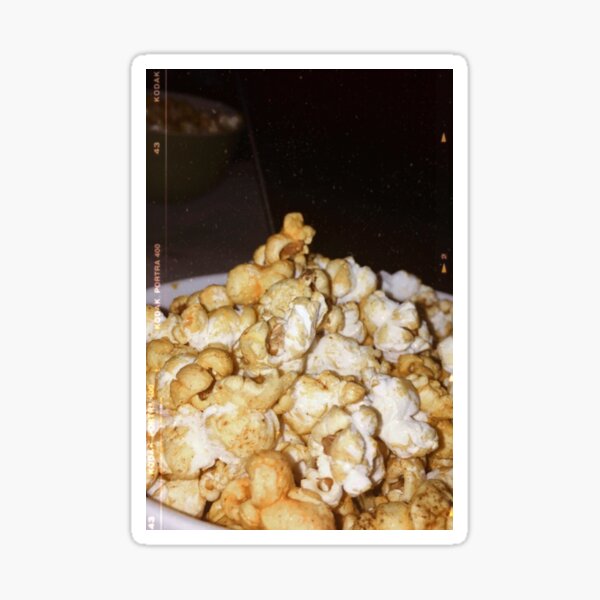 "Popcorn Aesthetic" Sticker for Sale by AUARAWR | Redbubble