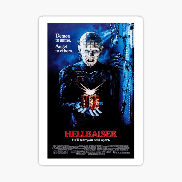 "Hellraiser (1987)" Sticker for Sale by postersrestored | Redbubble