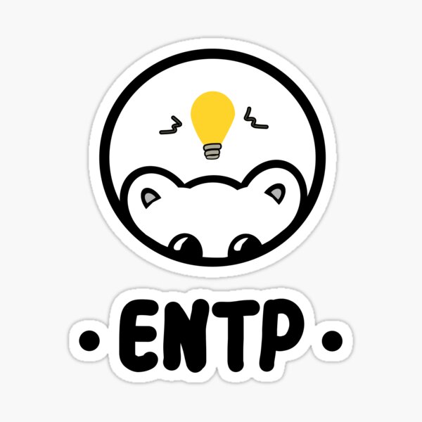 "ENTP- Bears as MBTI Type" Sticker for Sale by MyTypeWear | Redbubble