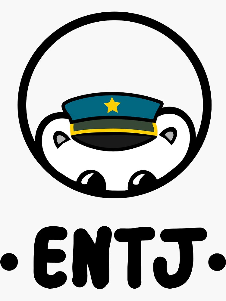 "ENTJ - Bears as MBTI Type" Sticker for Sale by MyTypeWear | Redbubble