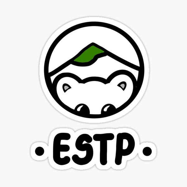 "ESTP - Bears as MBTI Type" Sticker for Sale by MyTypeWear | Redbubble