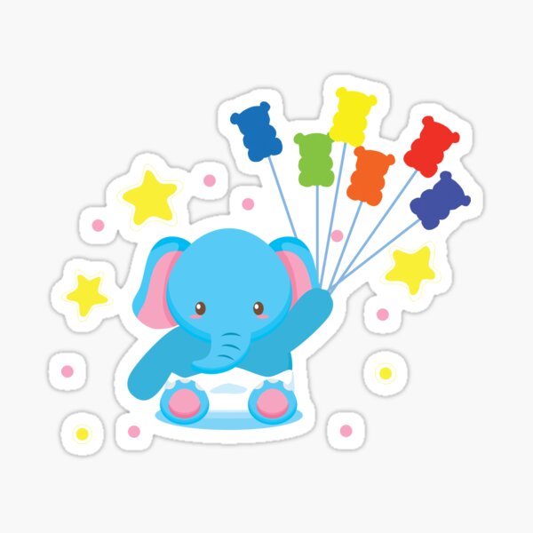 "Jello Colors | Baby Elephant with Colorful Bears Candy | Cocomelon ...