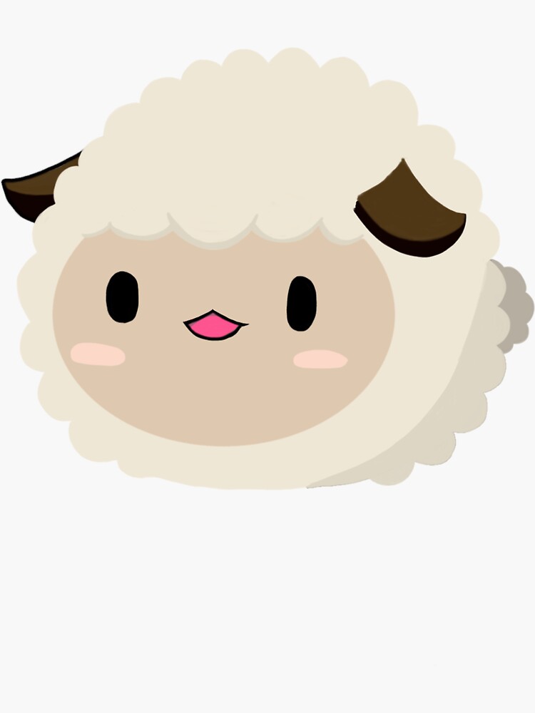 "Chibi Cute Sheep" Sticker for Sale by FruitsBowlMTy | Redbubble
