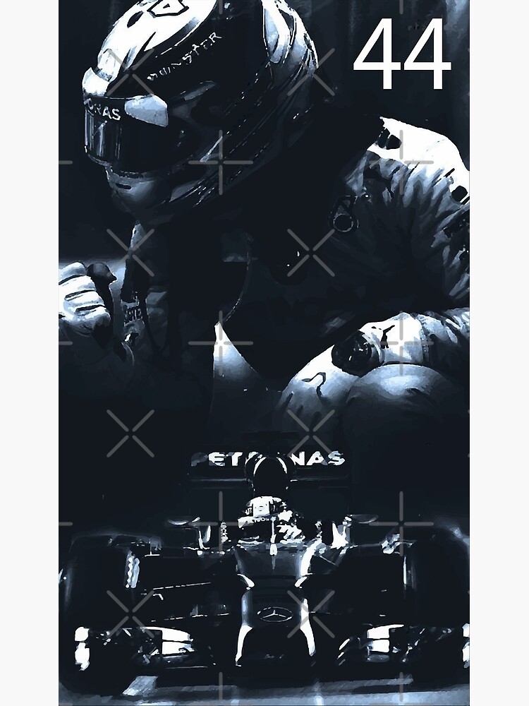 "Lewis Hamilton 44 - Vintage_F1_2022" Poster for Sale by Malaka7 ...