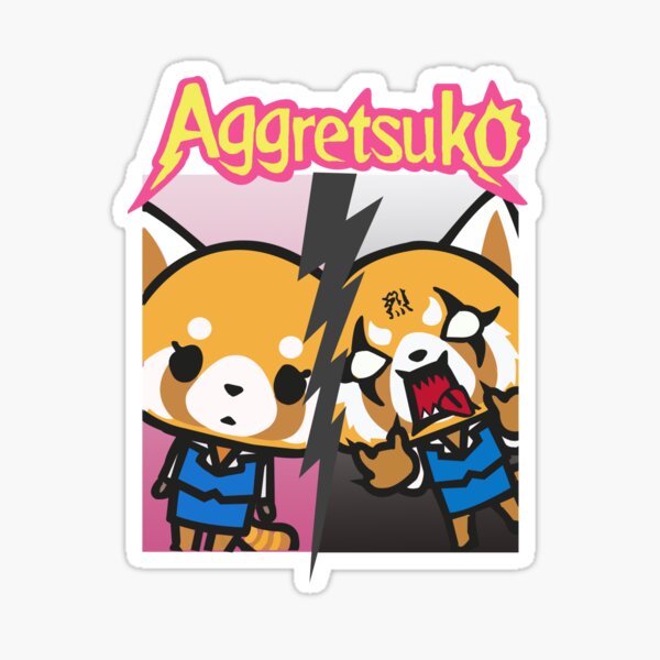 Sticker: Aggretsuko | Redbubble