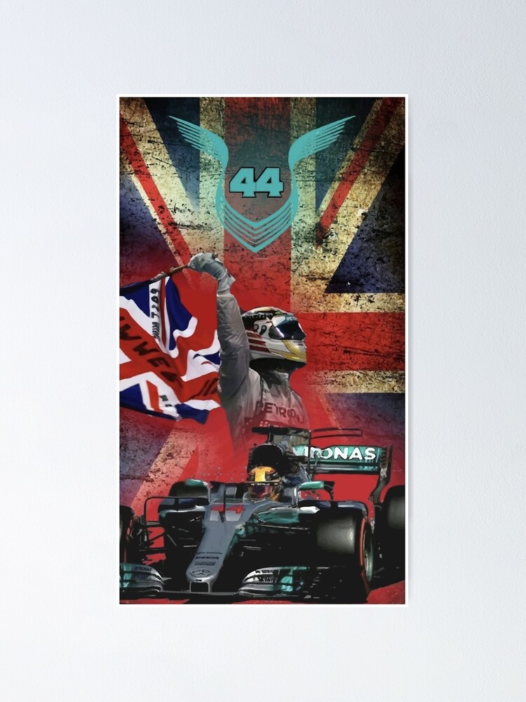 Póster « Lewis Hamilton 44 - F1 2022» de Malaka7 | Redbubble