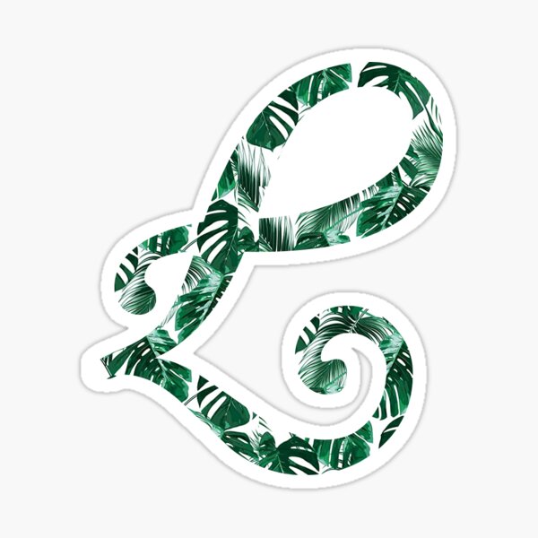 "Letter L" Sticker for Sale by LovelySun18 | Redbubble