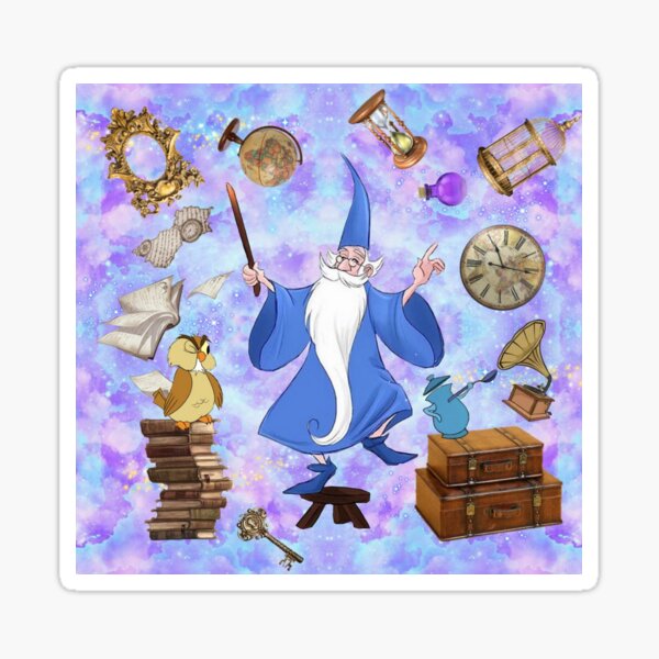 "Magician!" Sticker for Sale by DLPCharacterLiv | Redbubble