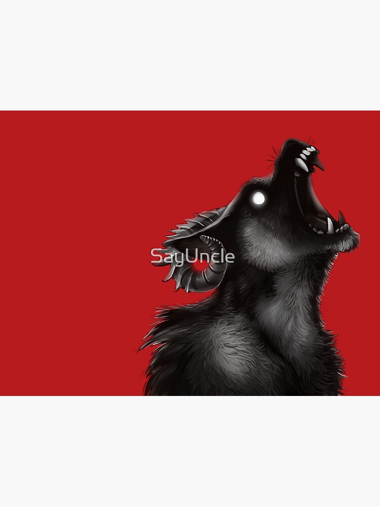 "Blood Howl" Art Print for Sale by SayUncle | Redbubble