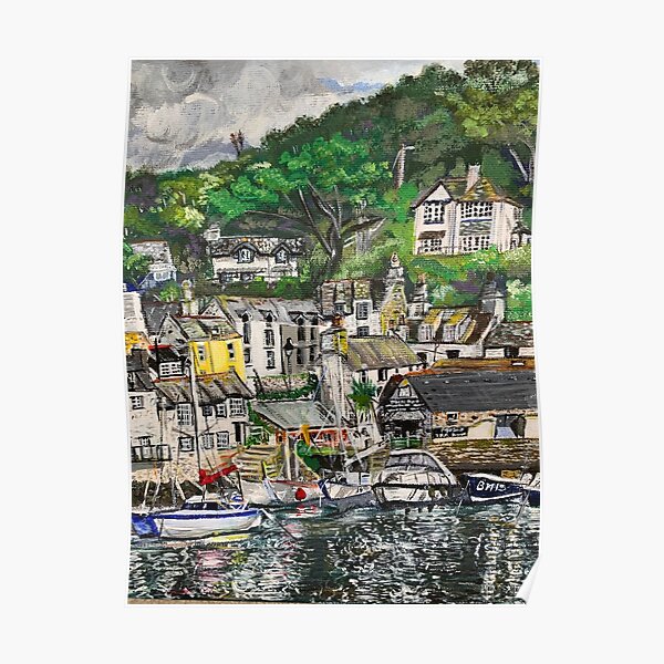 "Polperro in Cornwall England" Poster for Sale by shaz141 | Redbubble