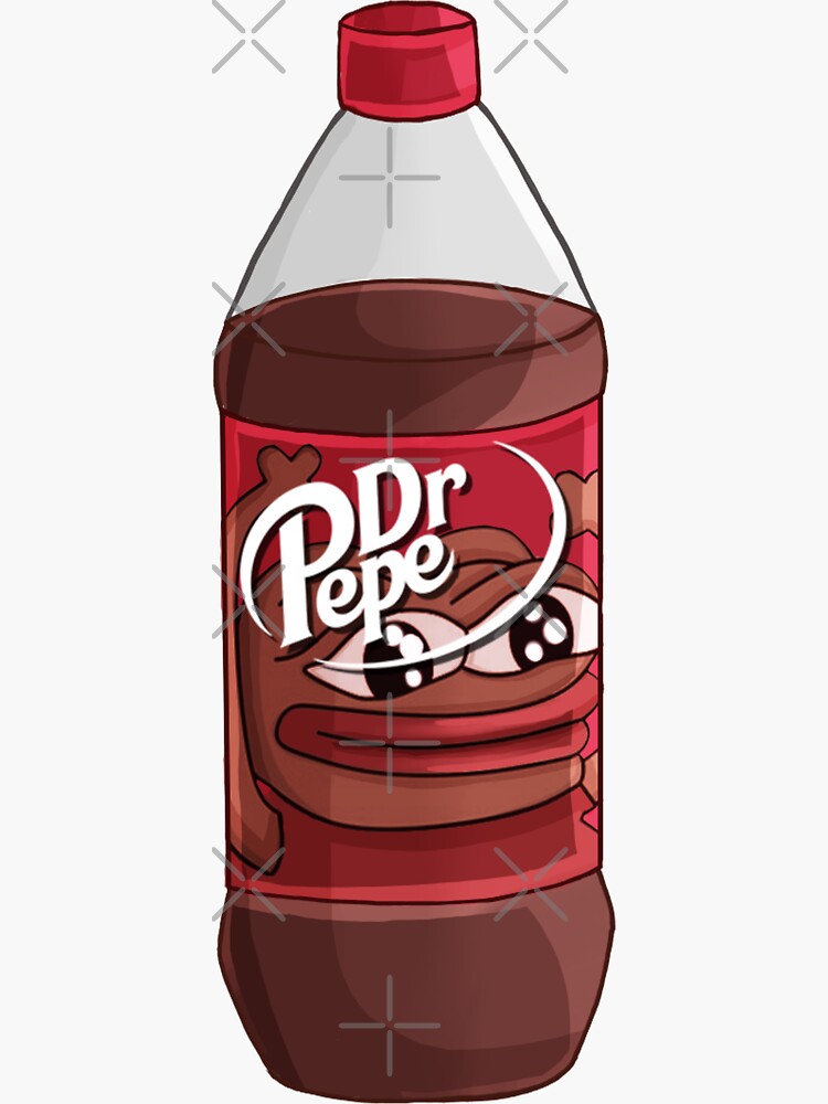 "Dr.Pepe Bottle" Sticker for Sale by Zoru | Redbubble