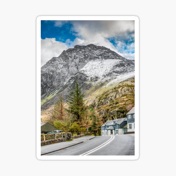 "Ogwen Cottage Snowdonia" Sticker for Sale by AJEvans | Redbubble