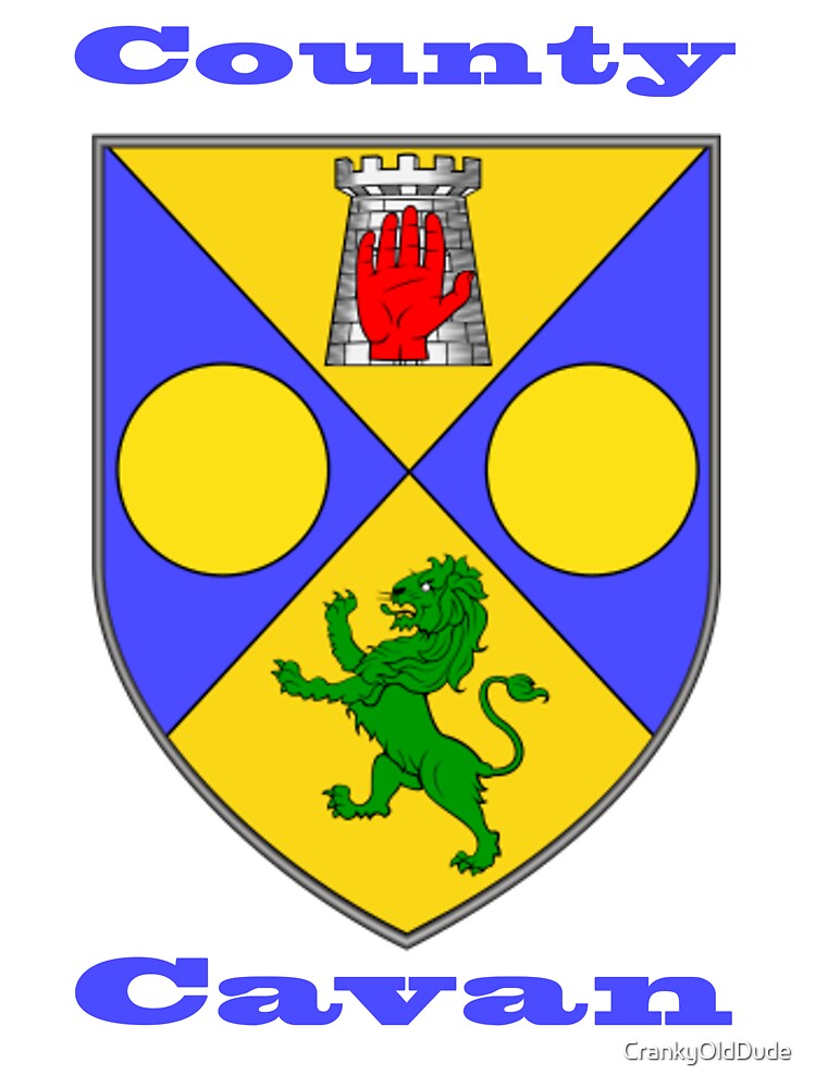 "County Cavan Coat of Arms" Pullover Hoodie for Sale by CrankyOldDude ...